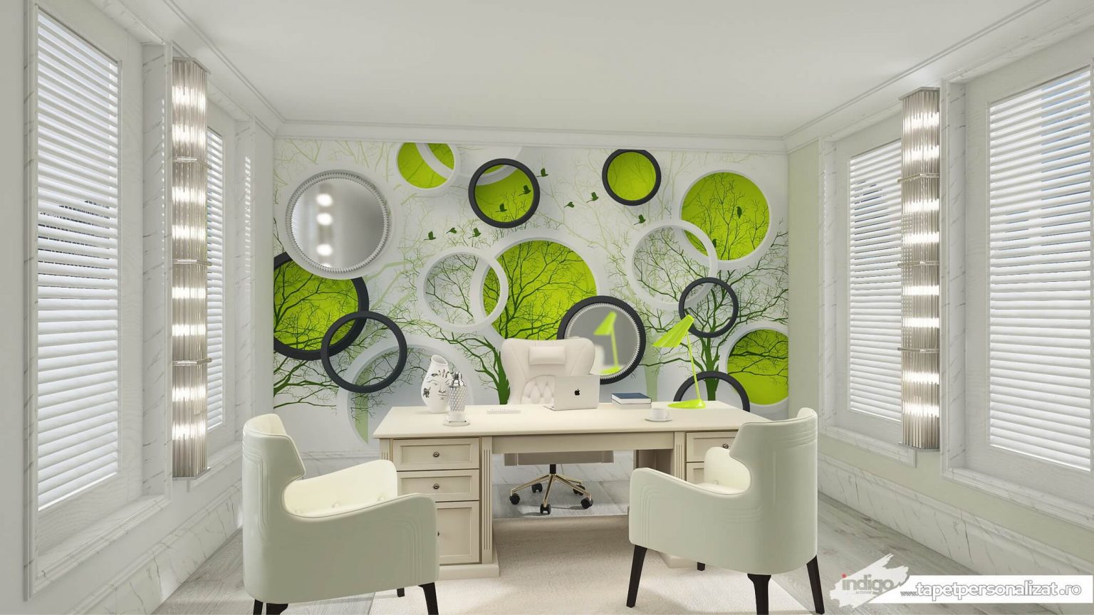 Model Tapet - Copaci - Tapet personalizat