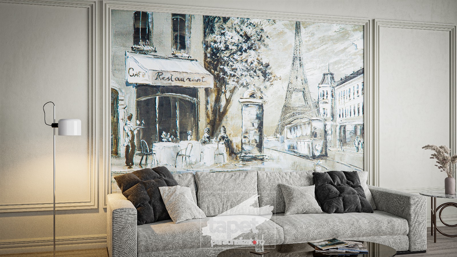 Model Tapet - Old Paris - Tapet personalizat